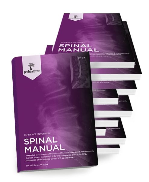 Spinal Manual (10-Pack) - Prohealthsys Canada